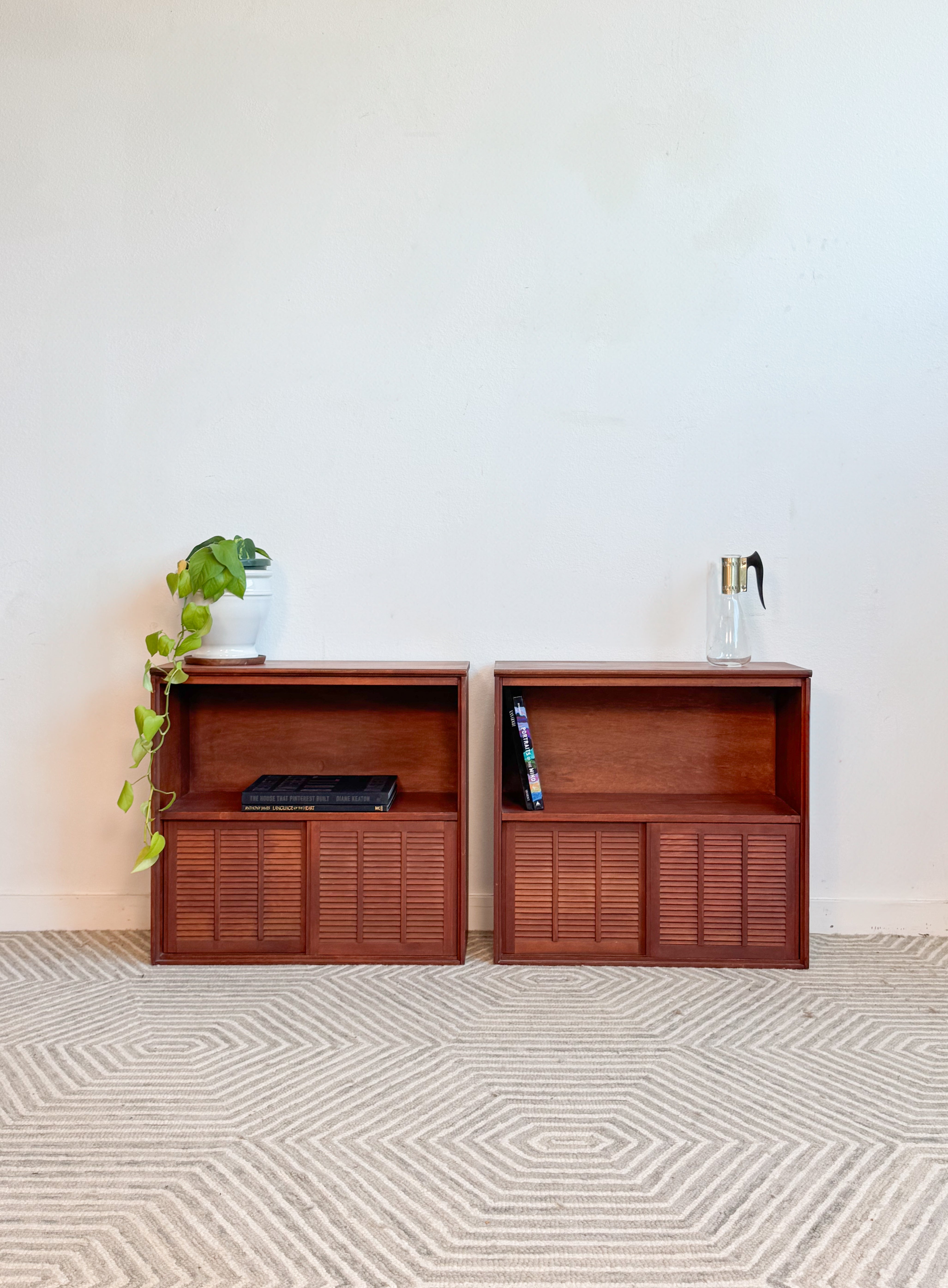 Pair of MCM shelves – The Woven Home